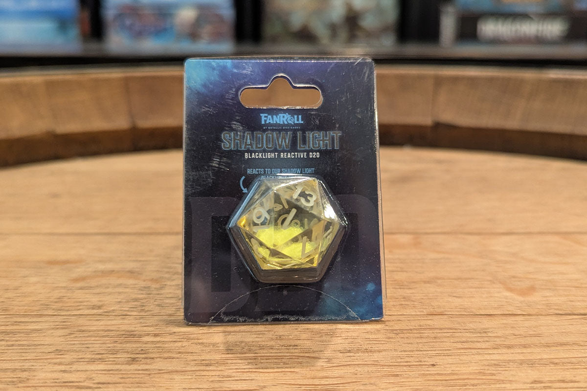 FanRoll: Shadow Light Liquid Core - D20 Dice – Dragon Forge Games